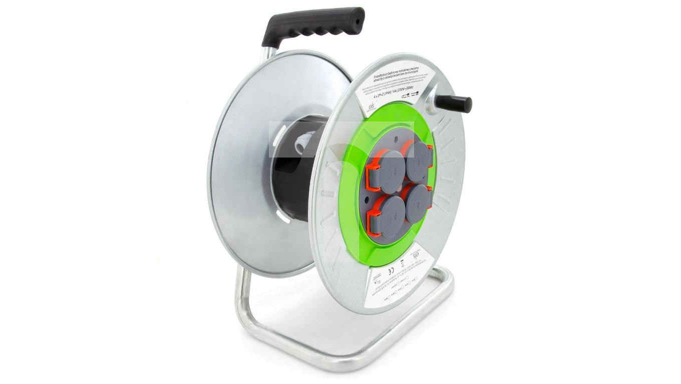 Bęben, nawijak metalowy do kabli, przewodów elektrycznych, przedłużaczy ...