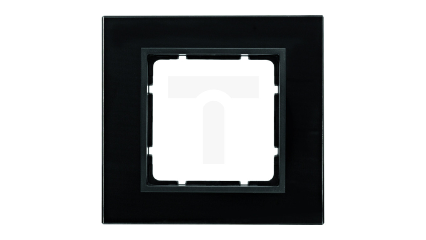 Berker B7 GLAS Ramka pojedyncza pozioma/ pionowa szklana antracytowa ...
