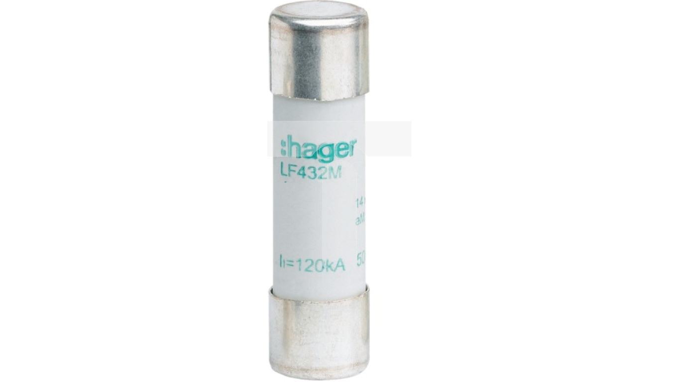 Bezpiecznik cylindryczny 14x51 aM 2A LF402M – HAGER POLO | TIM SA