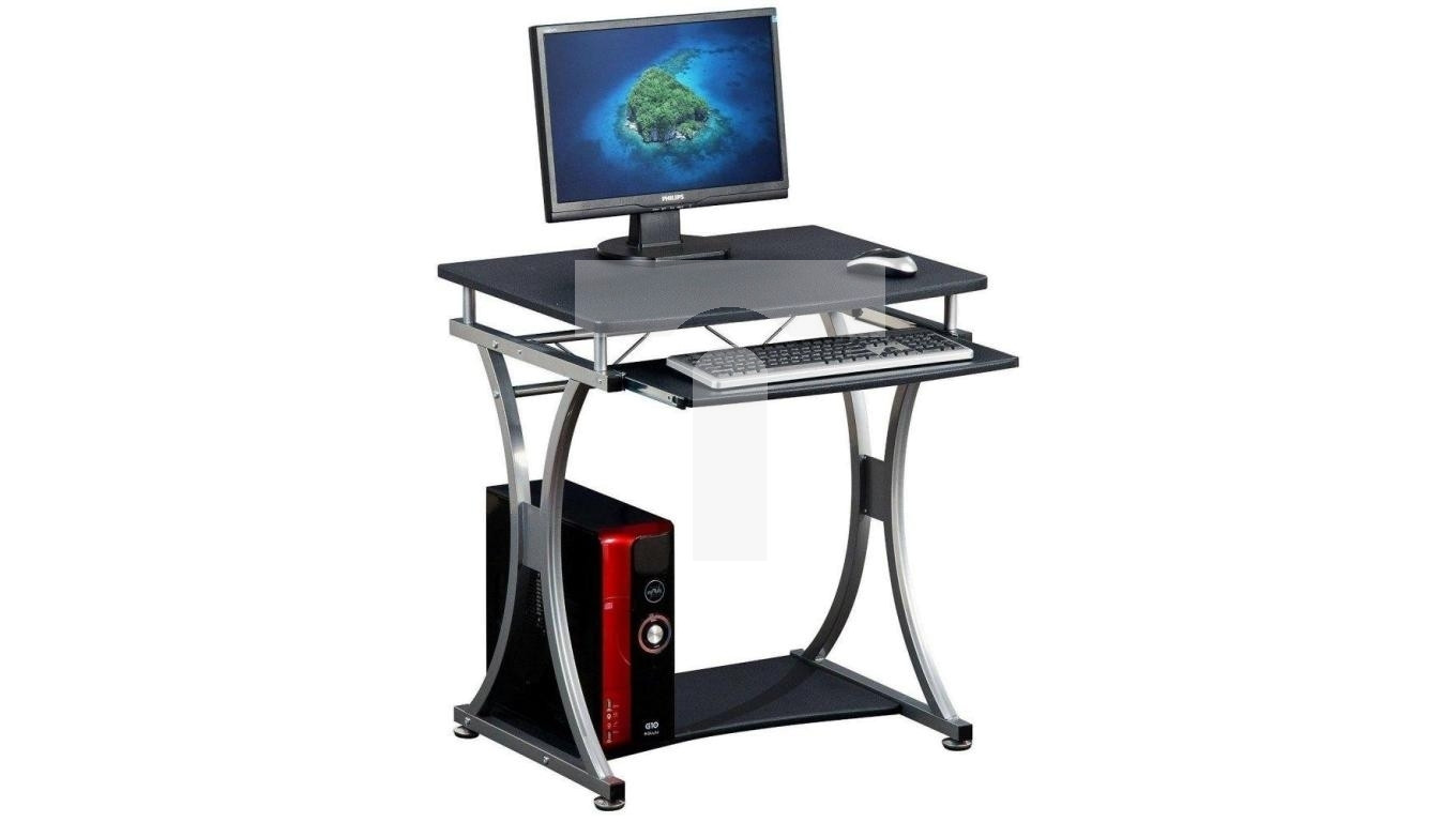 Biurko komputerowe małe 700x550 grafit Stolik pod komputer – Techly ...