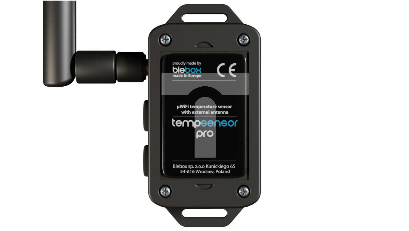 Blebox tempSensor PRO - Sensor temperatury z zewnętrzną sondą – BLEBOX | TIM SA