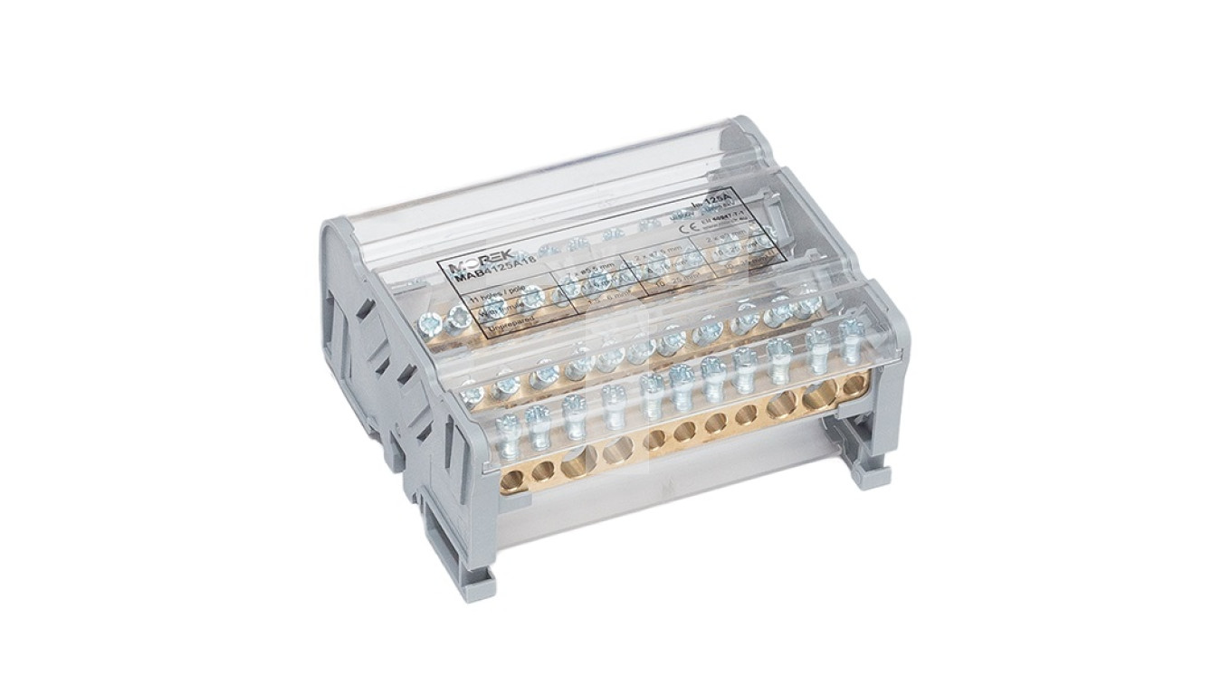 Blok dystrybucyjno-rozdzielczy MOBLOCK 4P 125A-11 2x35mm2 + 2x25mm2 ...