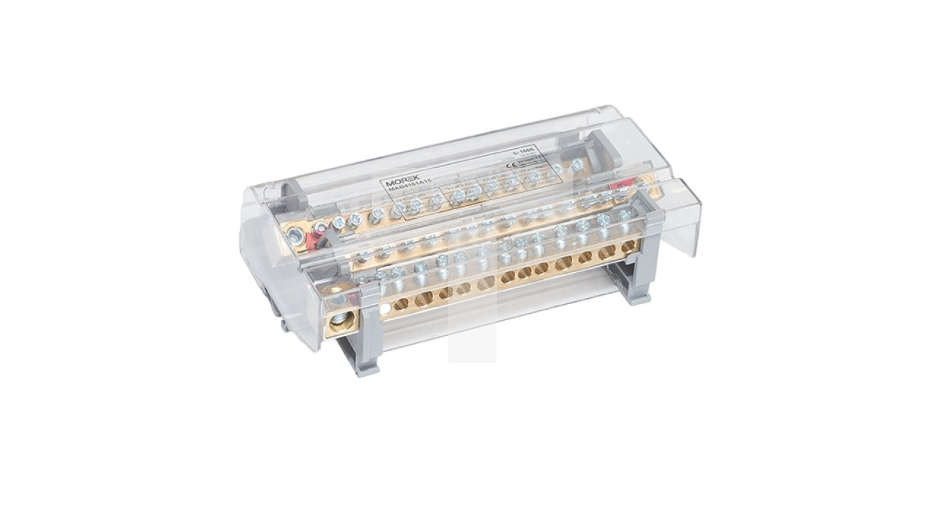 Blok dystrybucyjno-rozdzielczy MOBLOCK 4P 160A-14, 1 x 50 mm2 + 4 x 35 ...