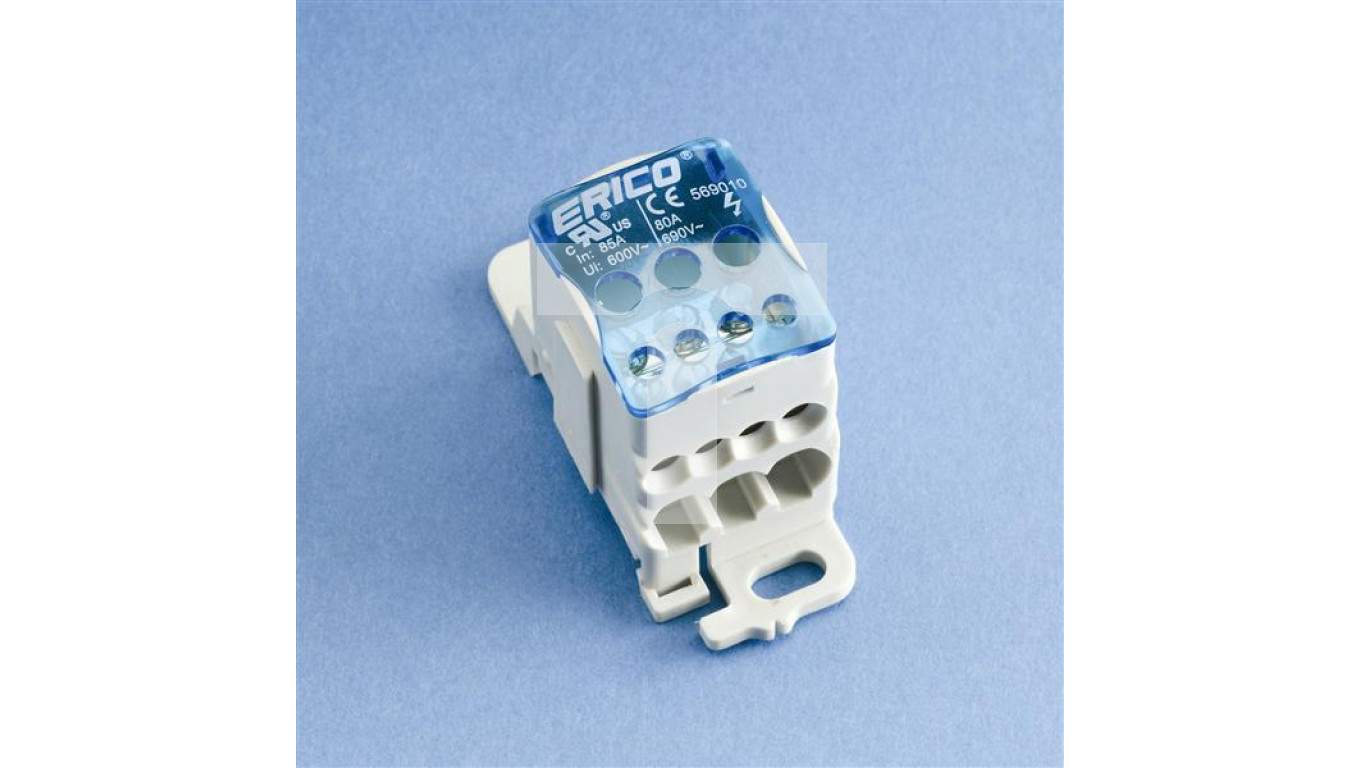 Blok rozdzielczy 1-biegunowy 80A UD 80A 569010 – ERICO | TIM SA