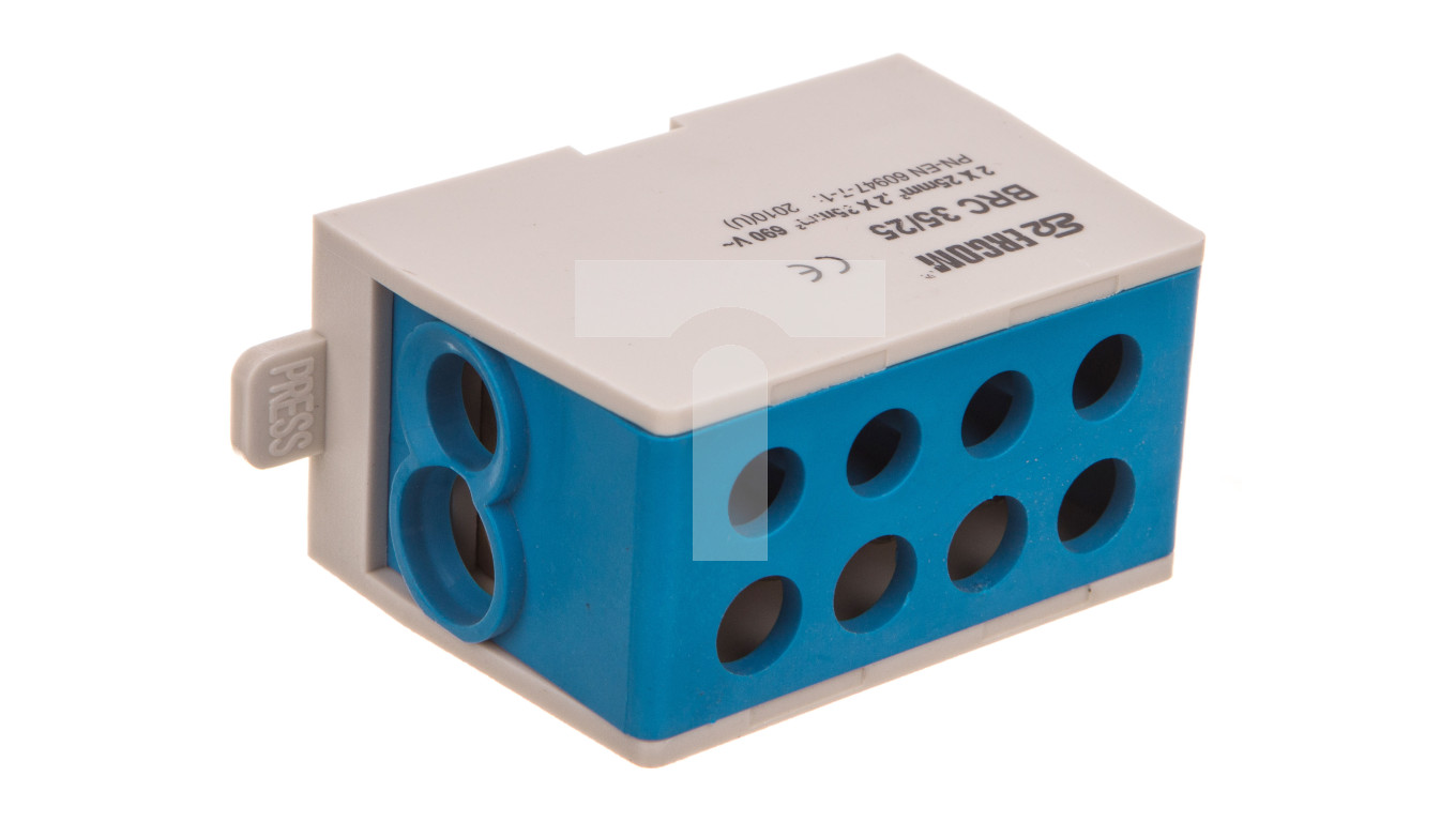 Blok rozdzielczy kompaktowy BRC 35/25 niebieski R33RA-02030001201 ...
