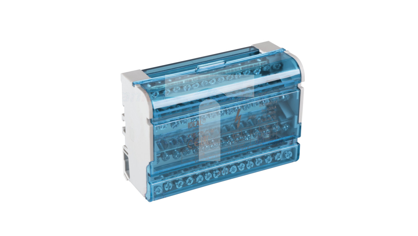 Blok rozdzielczy na szynę TH35 125A 500V AC 23333 KTB-125-15-M – Kanlux S.A. | TIM SA