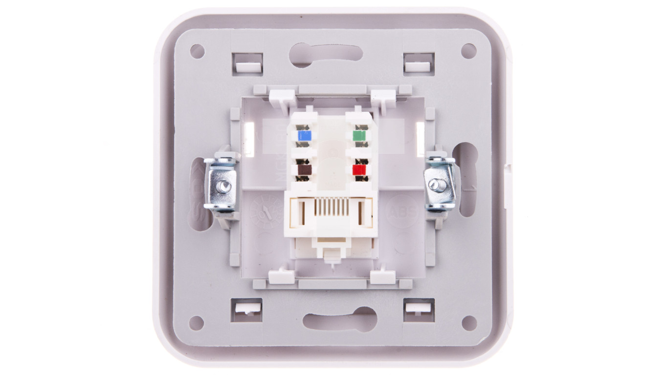 COSMO Gniazda komputerowe pojedyncze MOLEX RJ45 kat.5e białe 300465 ...
