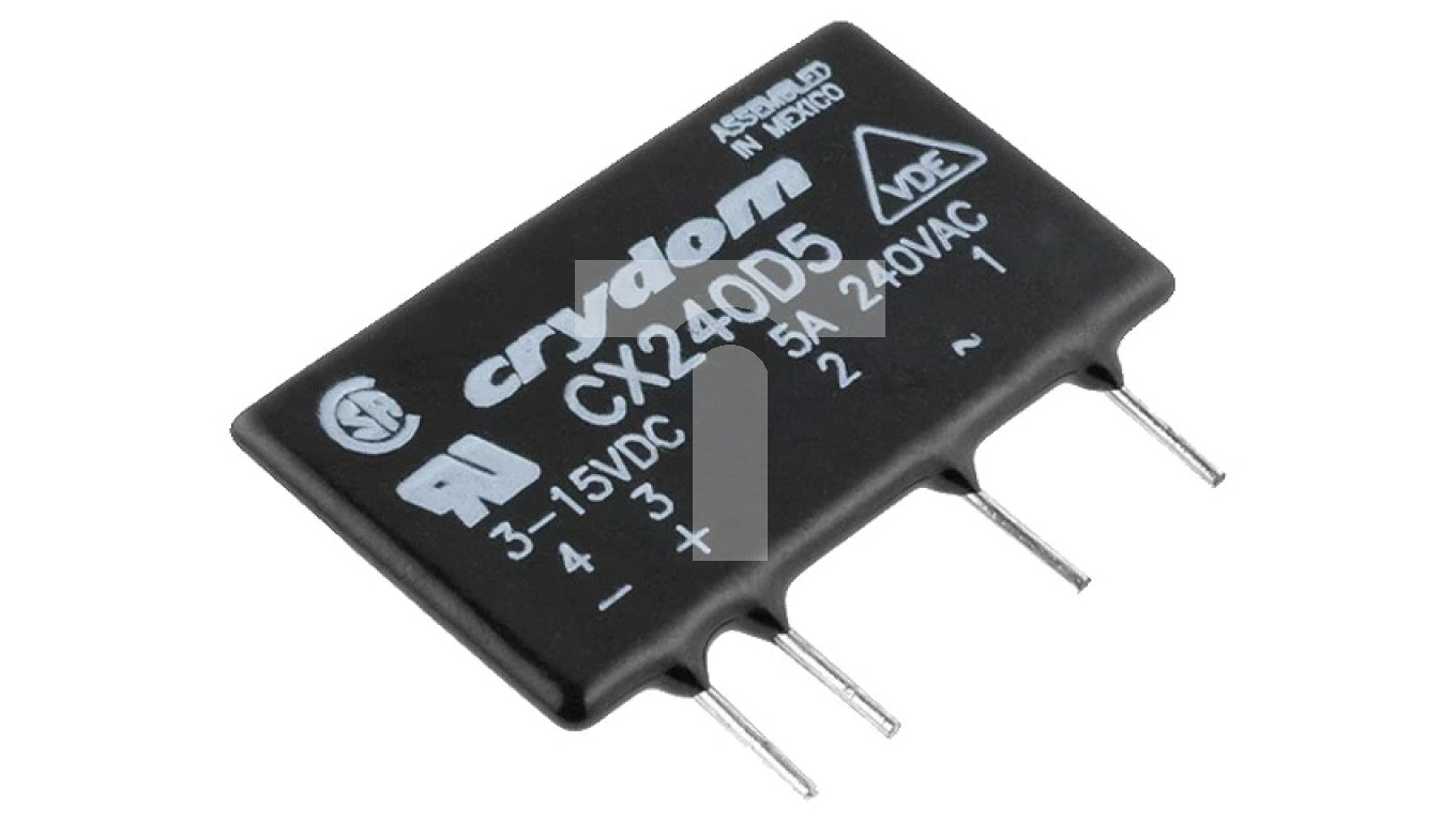 CX240D5 Przekaźnik półprzewodnikowy Uster: 3...15VDC 5A 12...280VAC THT ...