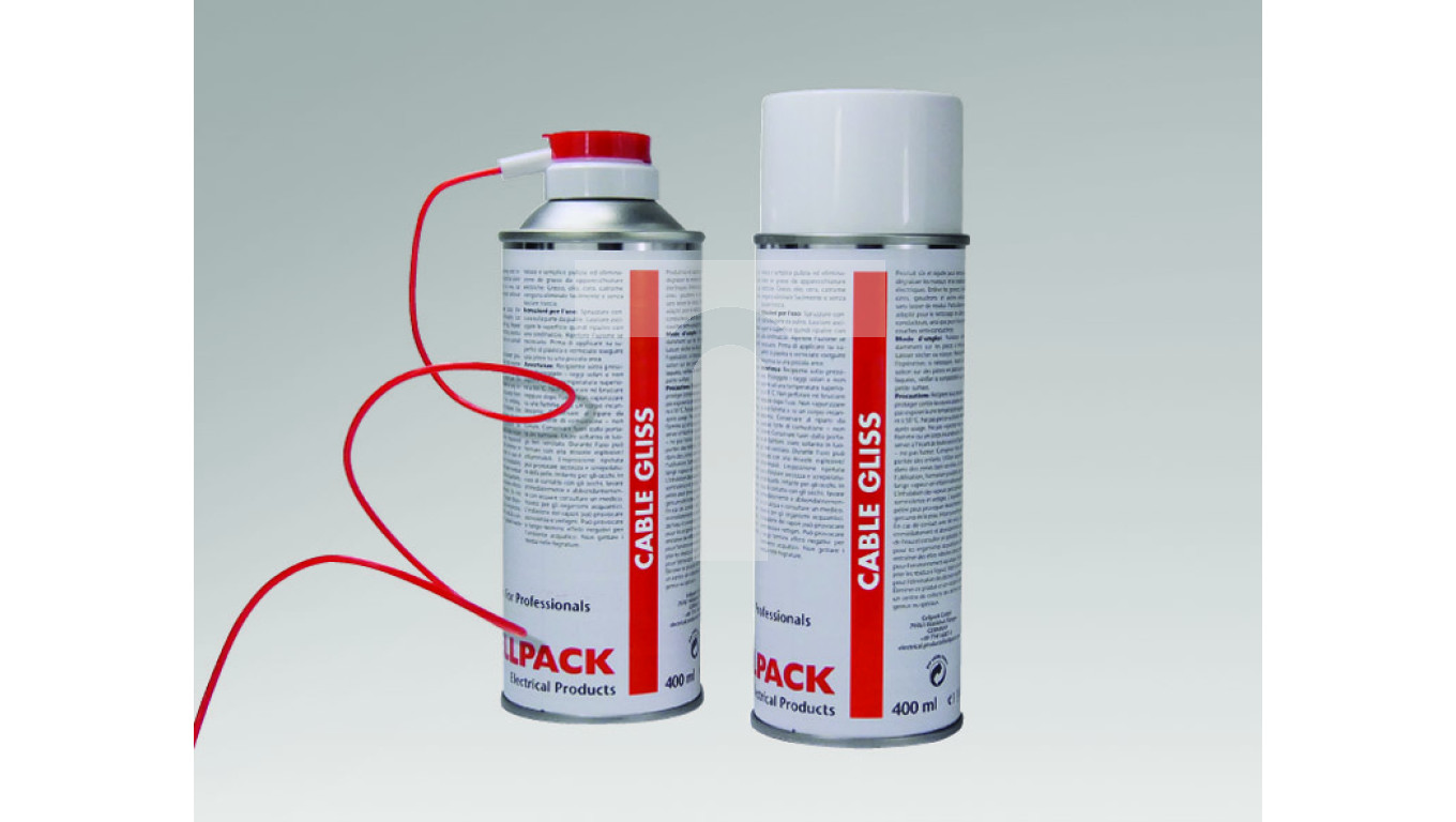 Cable Gliss Spray 400ml Cellpack 124050 – CELLPACK | TIM SA
