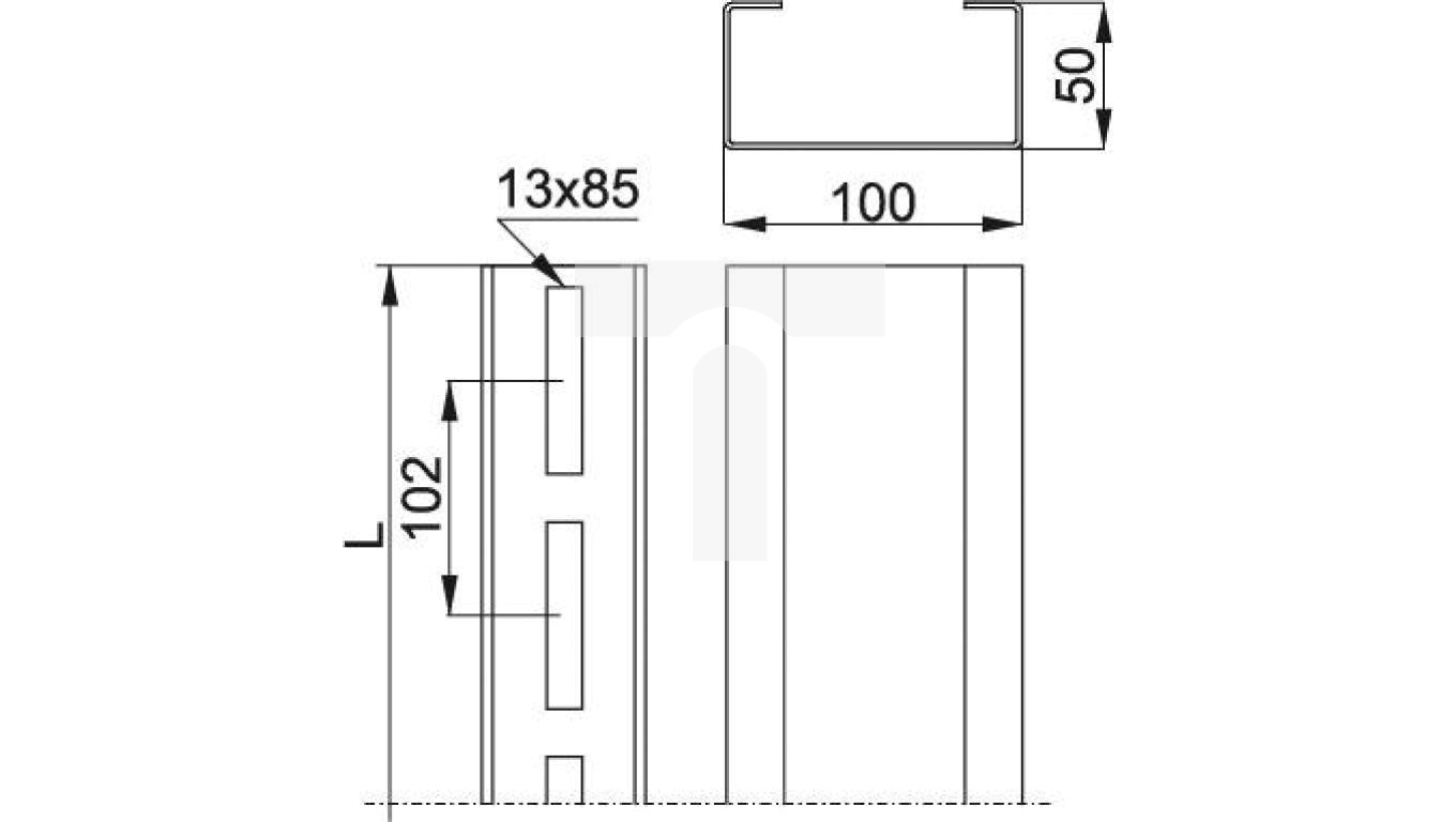 Ceownik wzmocniony CWC100H50/4,4NMC 867644 – BAKS | TIM SA