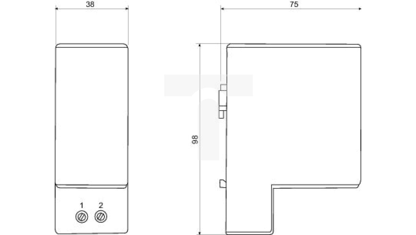 ClimaSys PTC grzejnik rezystancyjny 10W,110-250V izolowany NSYCR10WU2C ...