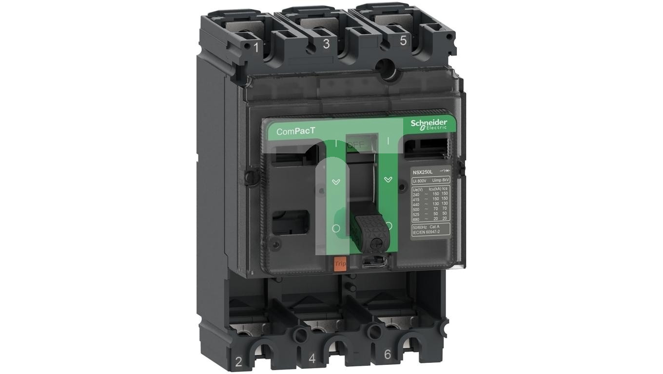 ComPacT NSX , baza wyłącznika NSX160B 3P, 25kA – Schneider | TIM SA