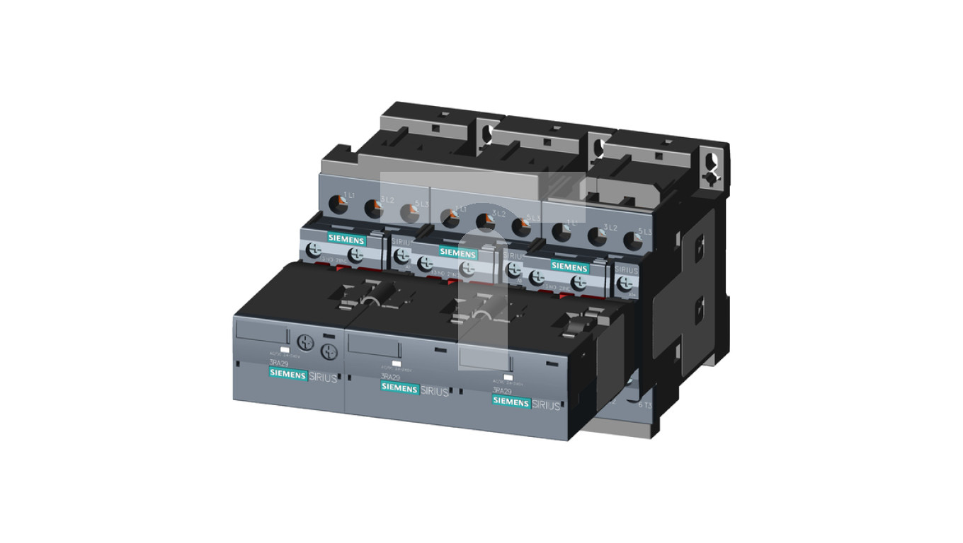 Contactor assembly for star-delta (wye-delta) start AC-3, 11 kW/400 V ...