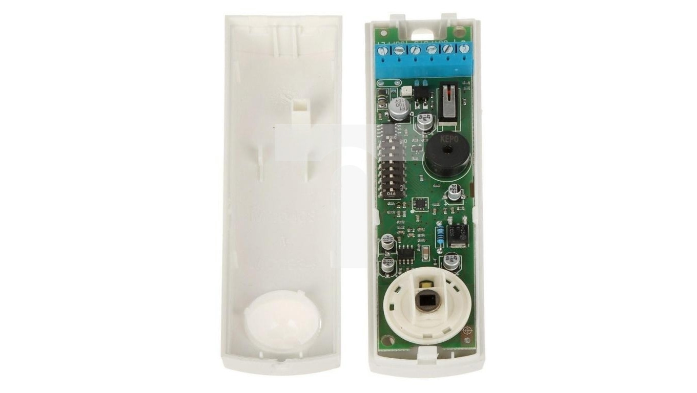 Czujnik kurtynowy pir quad z optyką lustrzaną. Regulowany zasięg ...