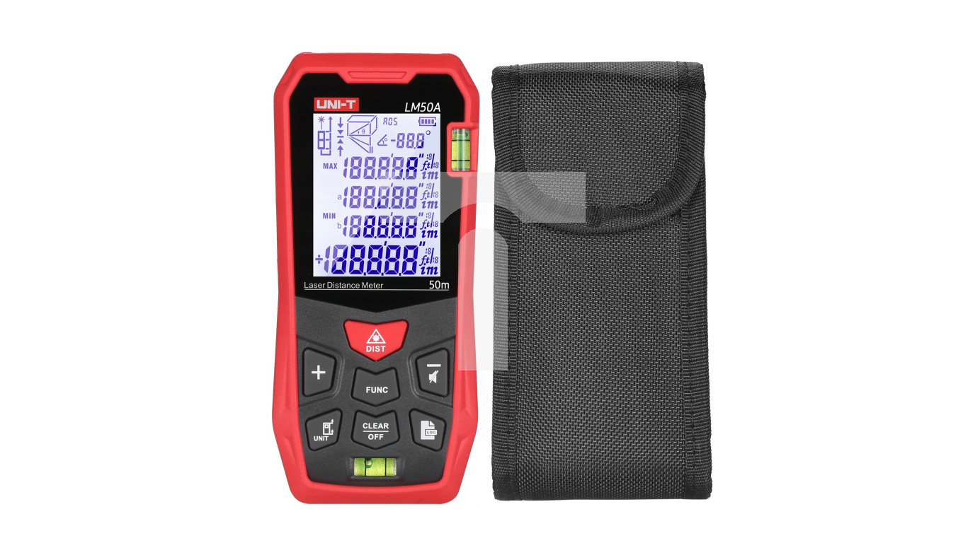 Dalmierz laserowy Uni-T pomiar: pojedynczy, ciągły, powierzchni ...