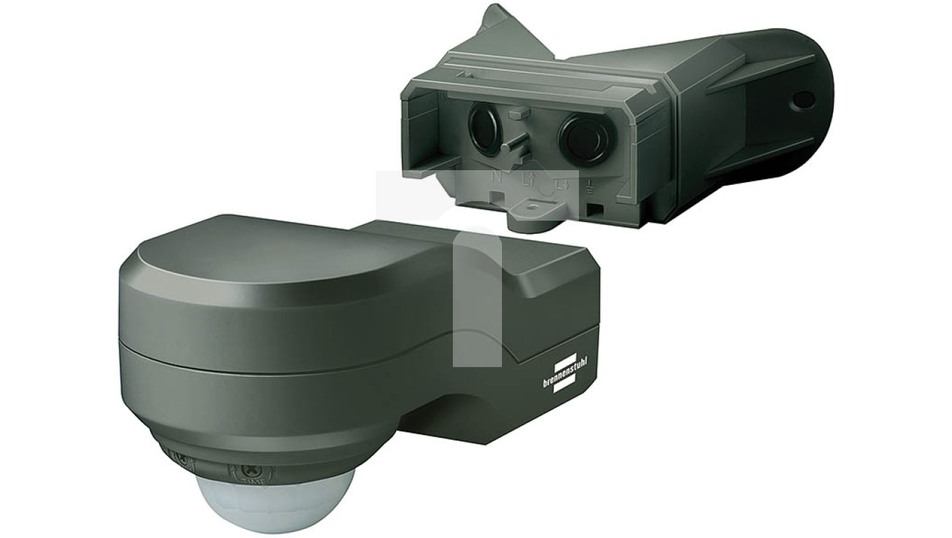 Detektor ruchu na podczerwien PIR 240 stopni IP44 12m antracyt 1171910 ...