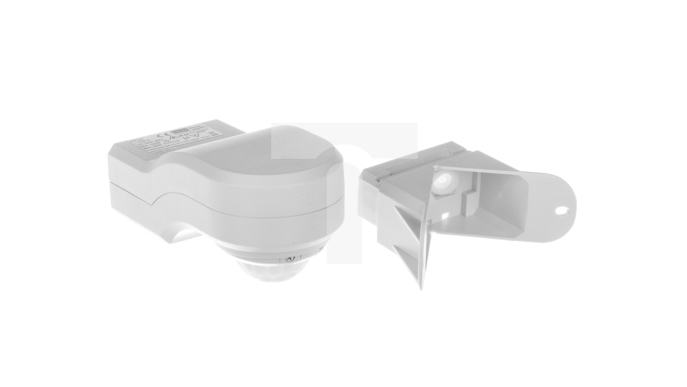 Detektor ruchu na podczerwień PIR 240 stopni IP44 12m biały 1170910 ...