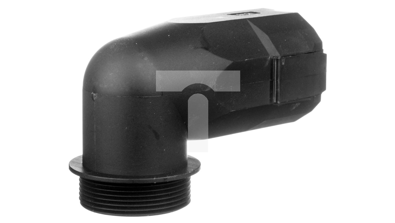 Dławnica poliamidowa kątowa do rur osłonowych PG29 IP54 czarna FKD 29 ...