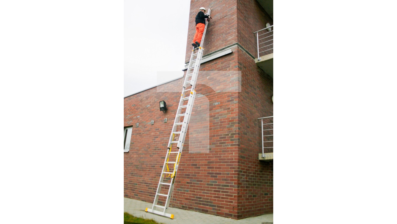 Drabina profesjonalna FORTE ALVE 3x12 szczebli 8612 – Alve spol. s r.o ...