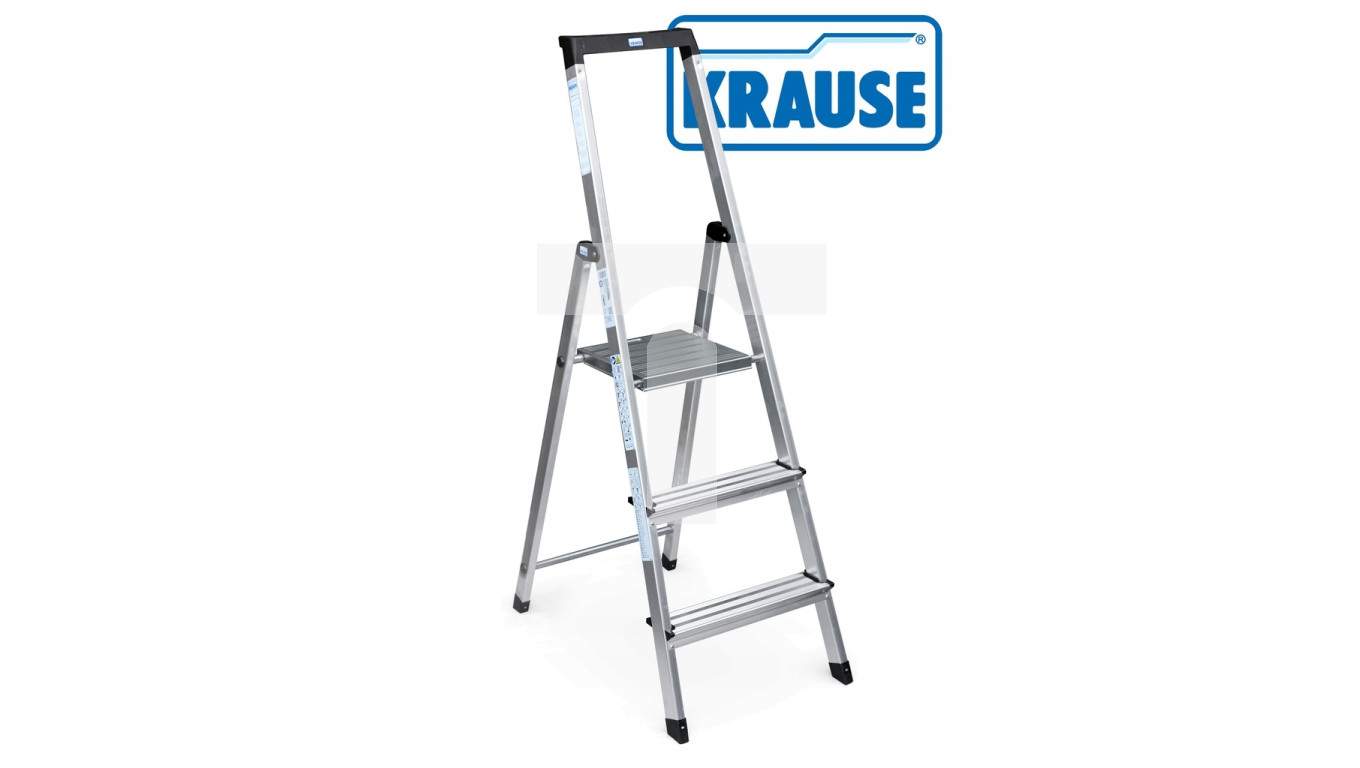 Drabinka wolnostojąca 3 stopnie SOLIDY 126214 – KRAUSE | TIM SA