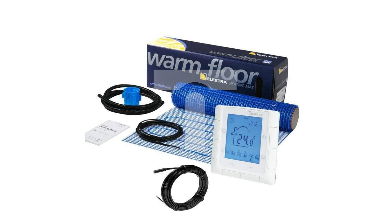 ELEKTRA MD pakiet mata grzejna 160W/m2 1,5m2 240W + programator ...