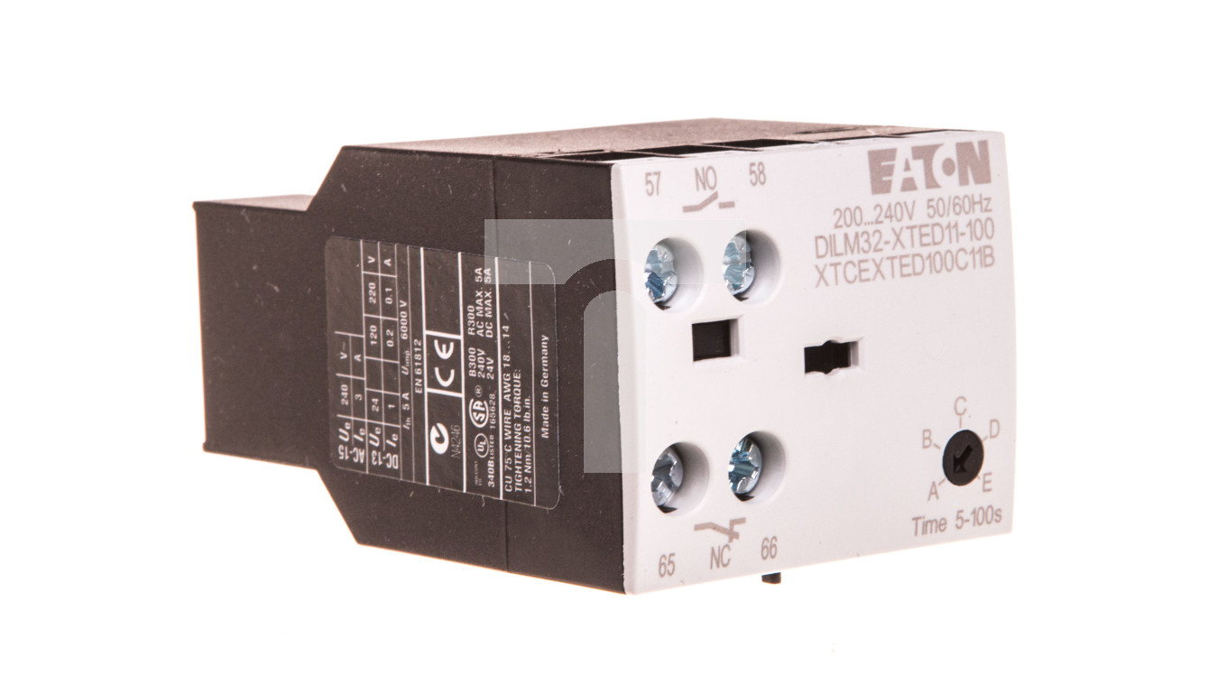 Elektroniczny moduł czasowy opóźnione odpadanie 5-100sek 1Z 1R 230V AC ...