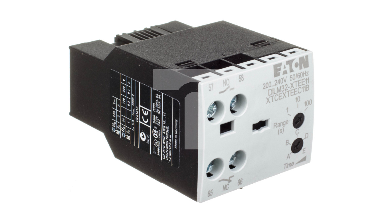 Elektroniczny moduł czasowy opoźnione załączanie 0,05-100s 1Z 1R DILM32 ...