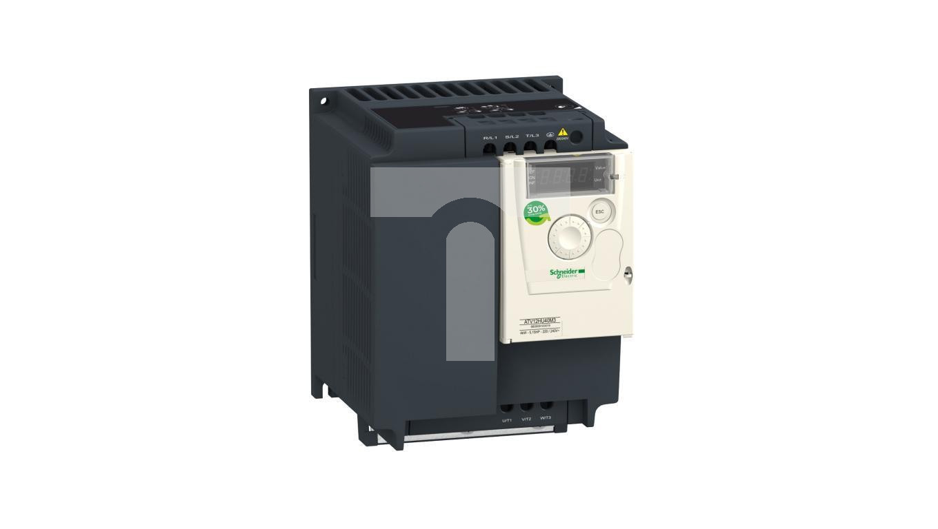 Falownik 4kW 3x200-240V/16,7A Altivar 12 ATV12HU40M3 – Schneider | TIM SA