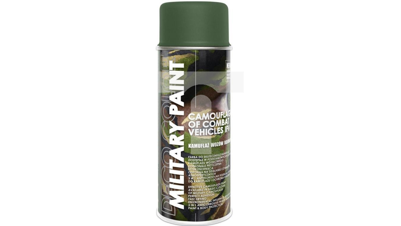 Farba do kamuflażu w sprayu RAL6003 olive green – CHEMMOT DECO COLOR ...