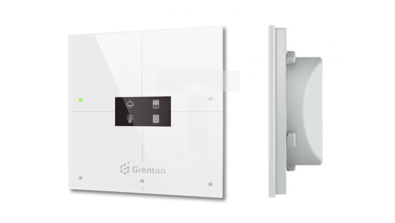 GRENTON SMART PANEL 4B WiFi, OLED, white, WSP-204-W-02 – GRENTON | TIM SA