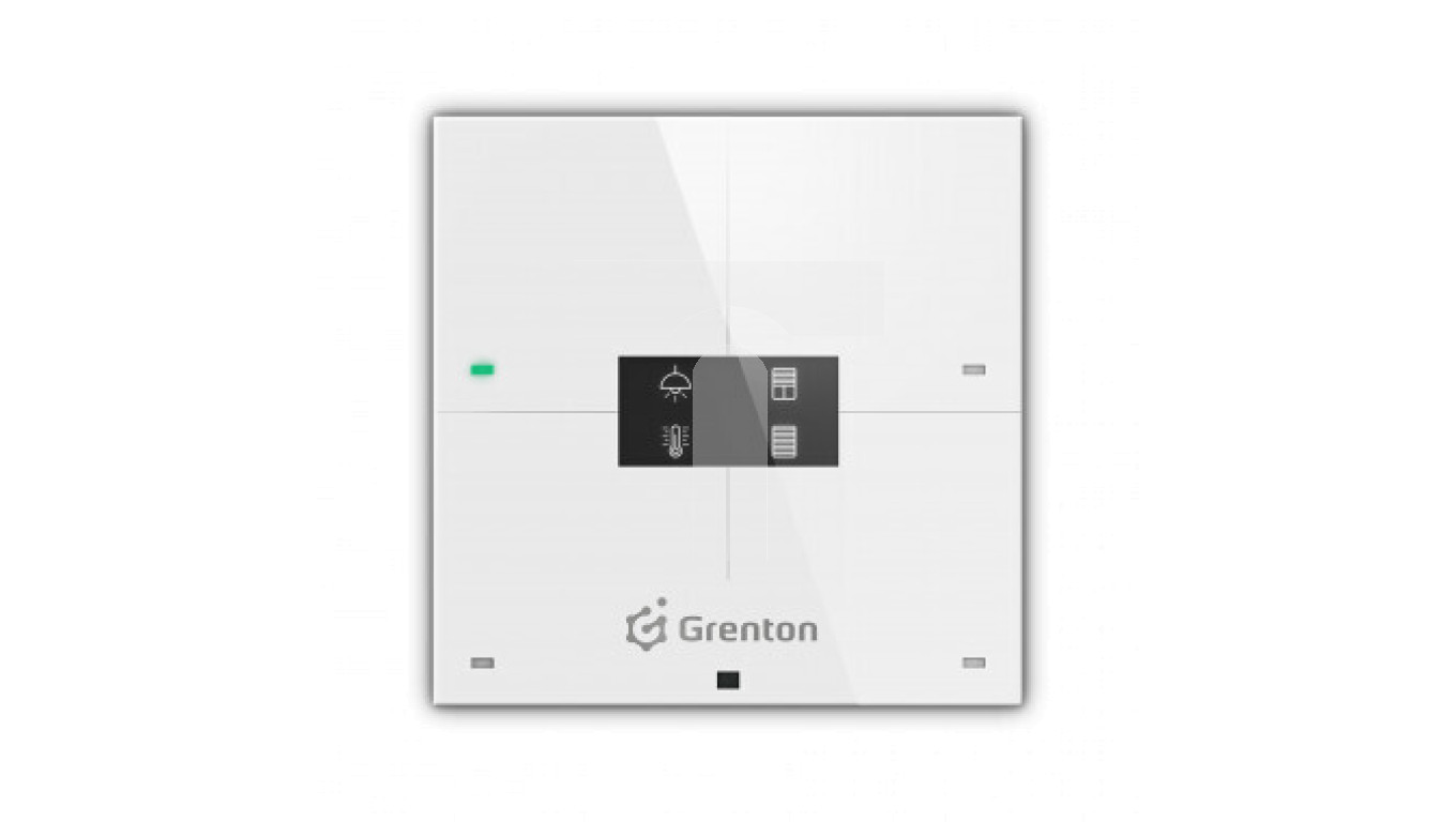 GRENTON SMART PANEL 4B WiFi, OLED, white, WSP-204-W-02 – GRENTON | TIM SA