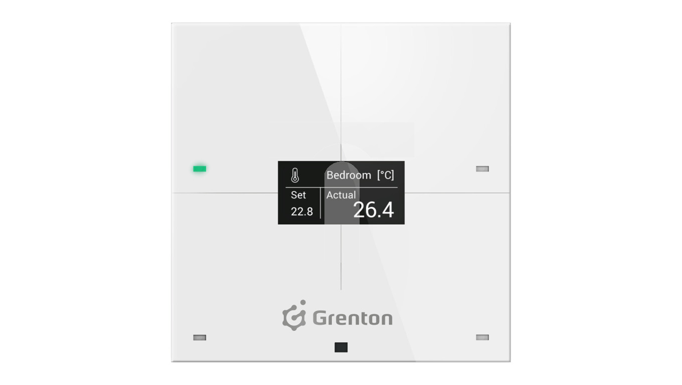 GRENTON SMART PANEL 4B, OLED, BIAŁY, TF-Bus, SPS-204-T-02 – GRENTON ...