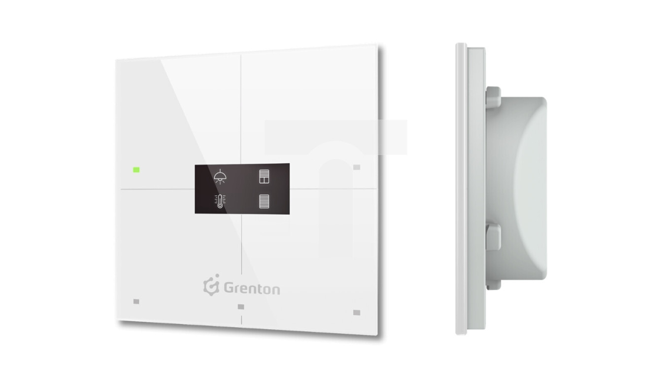 GRENTON SMART PANEL 4B, OLED, BIAŁY, TF-Bus, SPS-204-T-02 – GRENTON ...