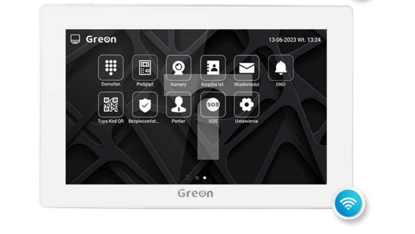 GREON IP GR-IS11-WAW Monitor 10” system Android, interkom, sterowanie ...