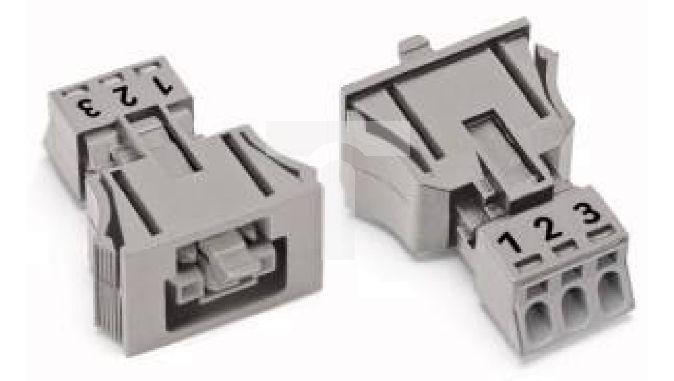 Gniazdo 3-torowe SnapIn szare WINSTA MINI 890-743 /50szt./ – WAGO | TIM SA