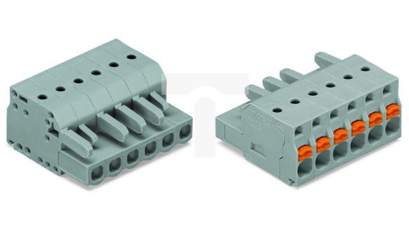 Gniazdo MCS-MIDI Classic 4-biegunowe szare raster 5mm 2231-104/026-000 /100szt./ – WAGO | TIM SA