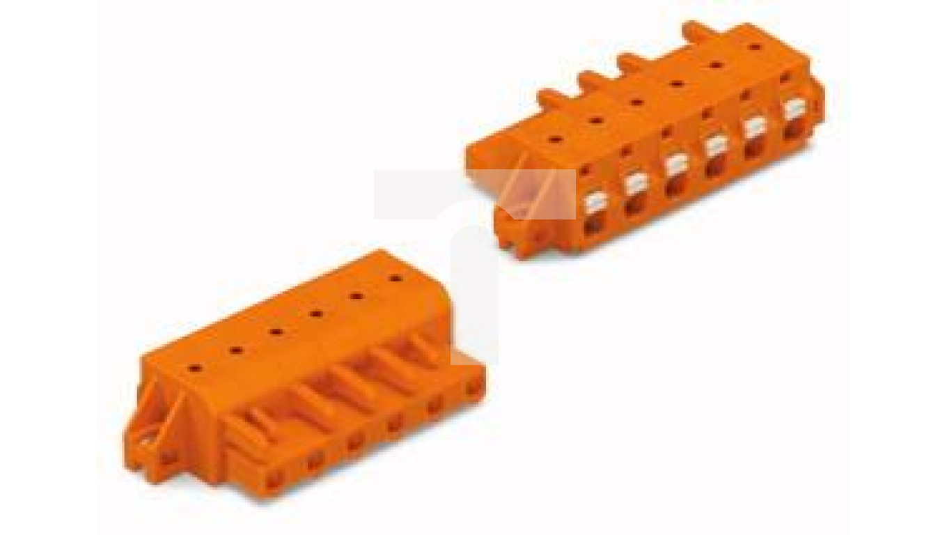 Gniazdo MCS-MIDI Classic 7-biegunowe pomarańczowe raster 7,62mm 2231-707/031-000 /25szt./ – WAGO ...