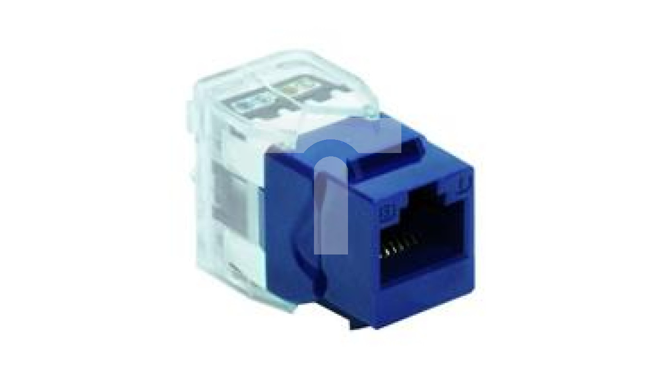 Gniazdo RJ45 kat.5e UTP Keystone niebieski DCN/FA-682MK-8-C5E – EMITER ...