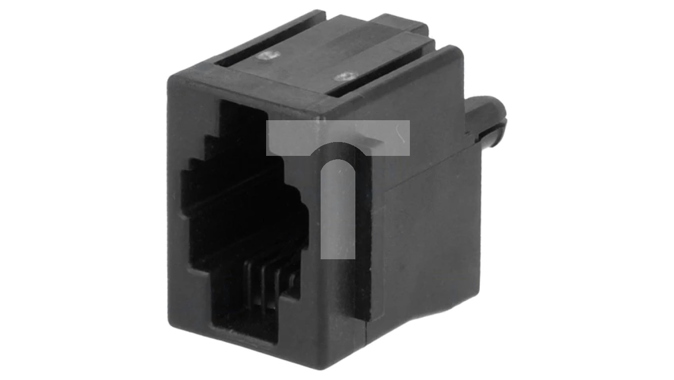 Gniazdo RJ9 4-pin z blokadą panel stop Układ 4p4c THT proste 5520257-2 ...