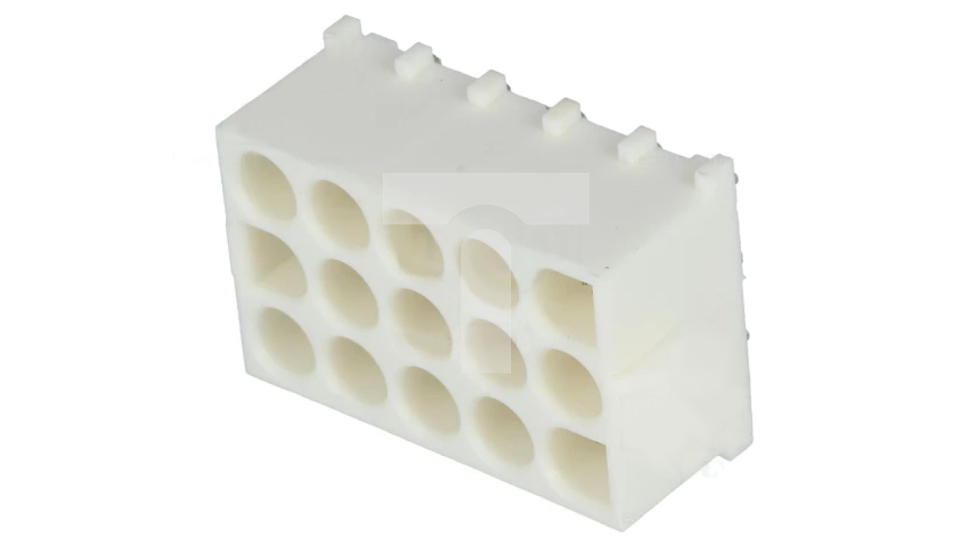 Gniazdo kabel-płyta męskie uniwersalne MATE-N-LOK 6,35mm 15-pin 350714 ...