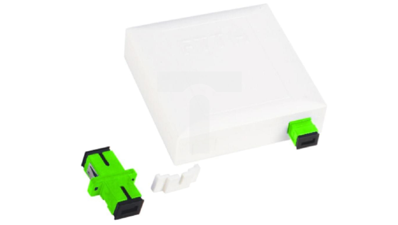 Gniazdo naścienne FTTH 2C (2 x SC simplex) bez adapterów FOPA-2A-01 – A ...