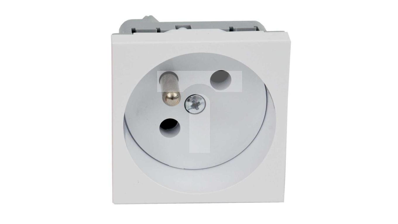 Gniazdo pojedyncze 16A 2P+Z białe QP 45X45 HB – KOPOS | TIM SA