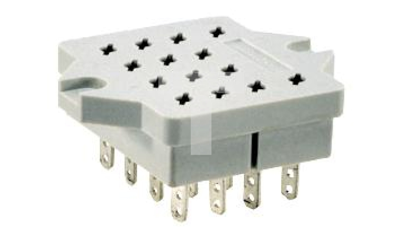 Gniazdo przekaźnika R-15 4P GOP14 do lutowania 592071 – RELPOL | TIM SA
