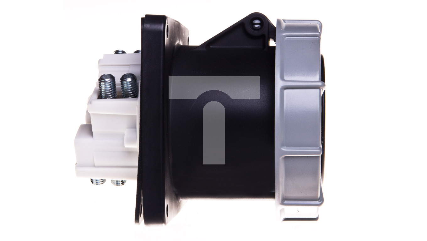 Gniazdo tablicowe 125A 5P 500V /120x120/ czarne IP67 POWER TWIST 345-7 ...