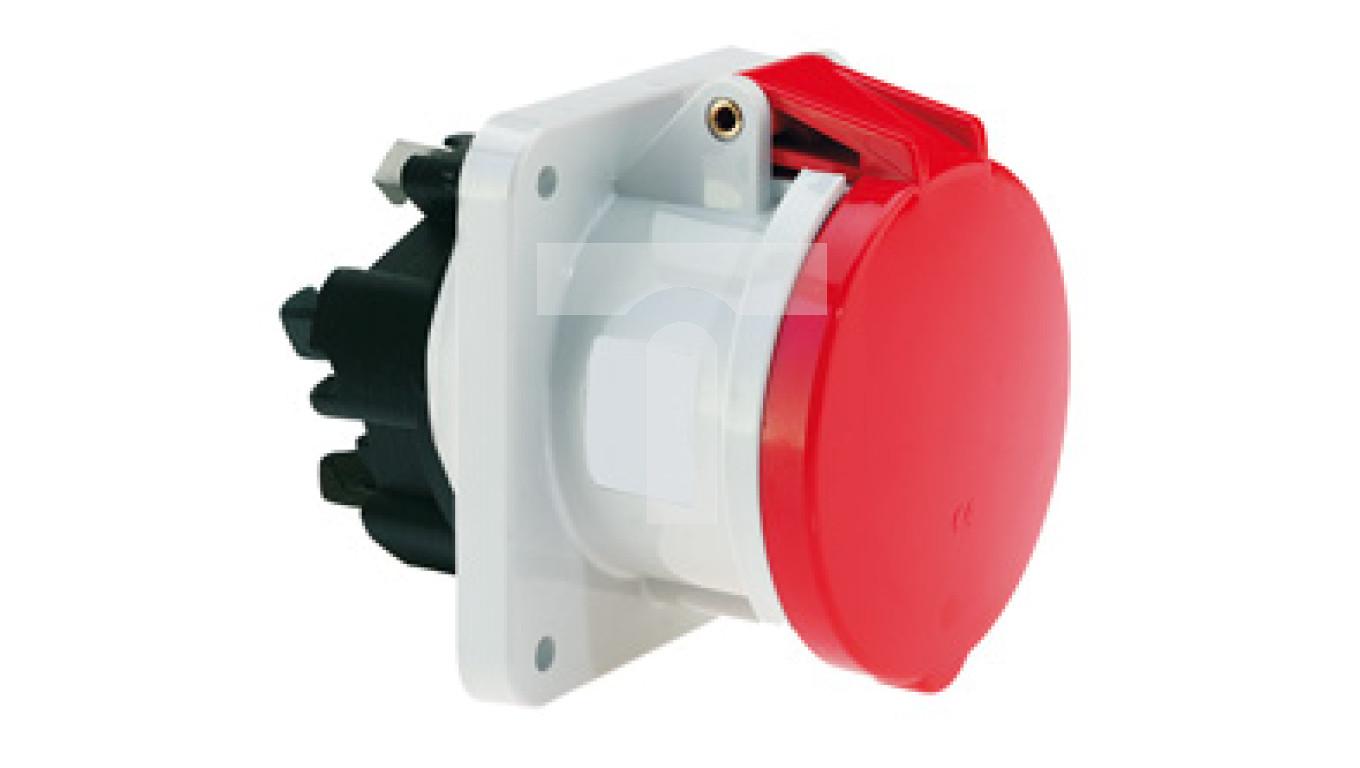 Gniazdo tablicowe Quick-Connect TE proste 63A 4p 400V 6h IP44 130130 ...