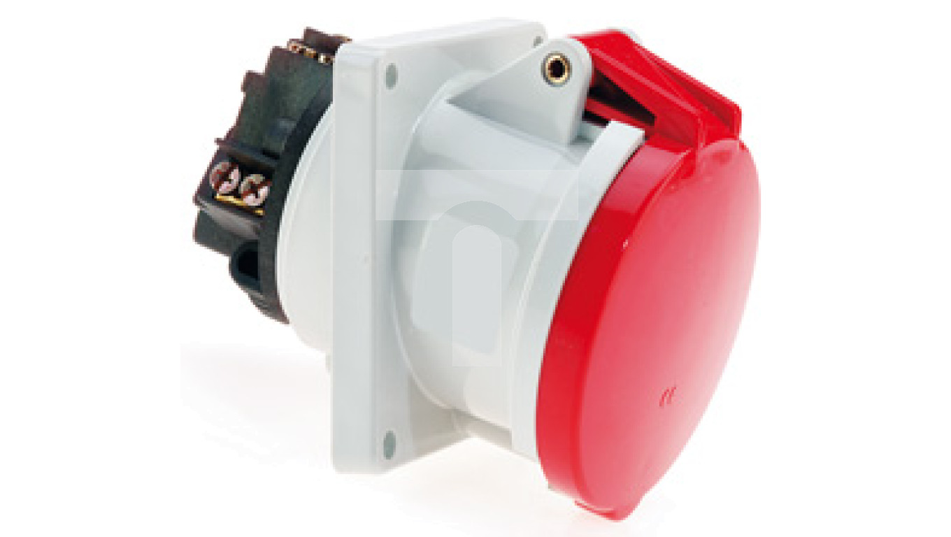 Gniazdo tablicowe skośne 63A 5p 400V 6h IP44 12567 – BALS | TIM SA