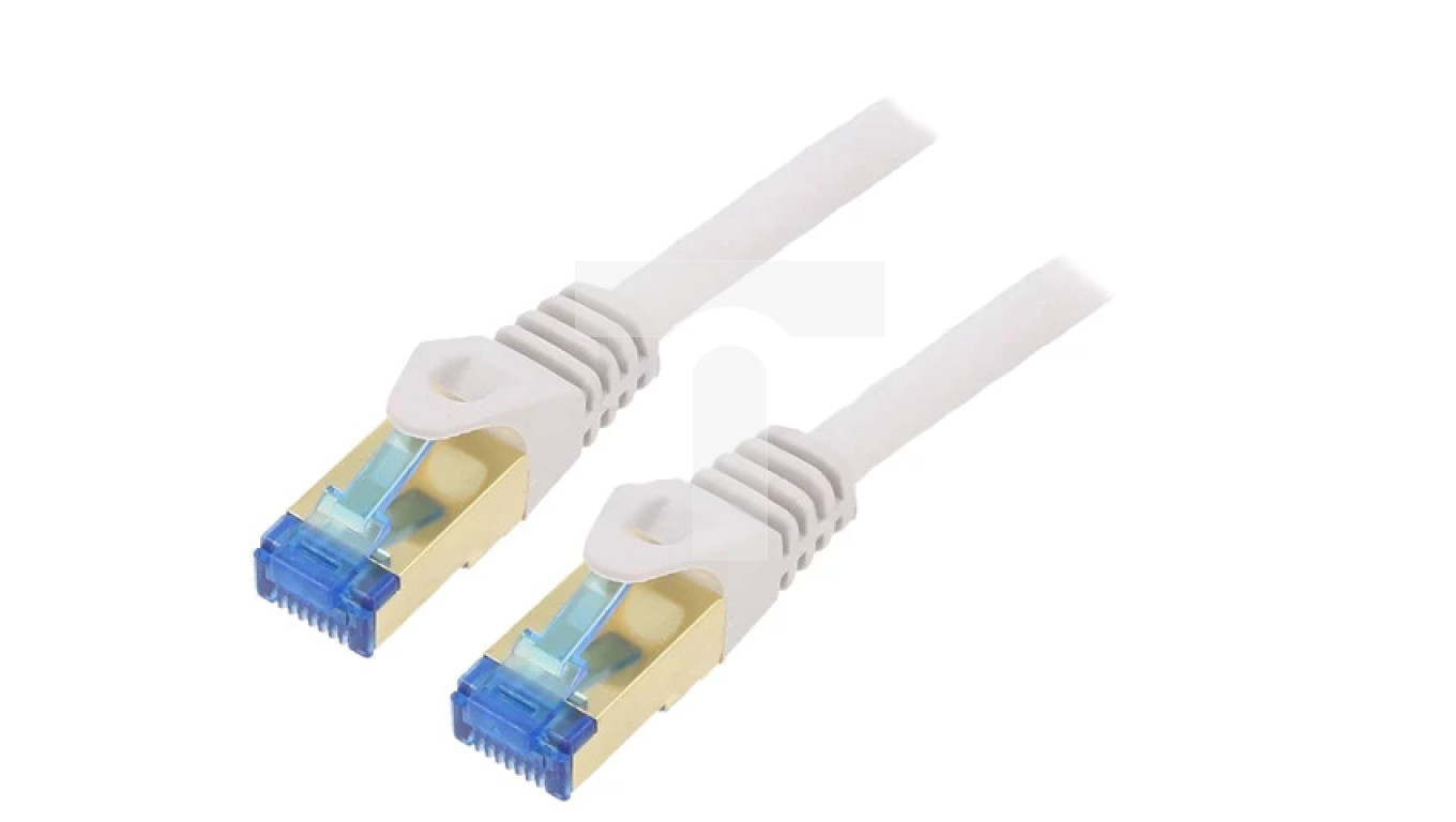 ICEHJ Patch cord S/FTP 7 linka Cu PVC szary 5m 26AWG Øprzew: 6mm ...