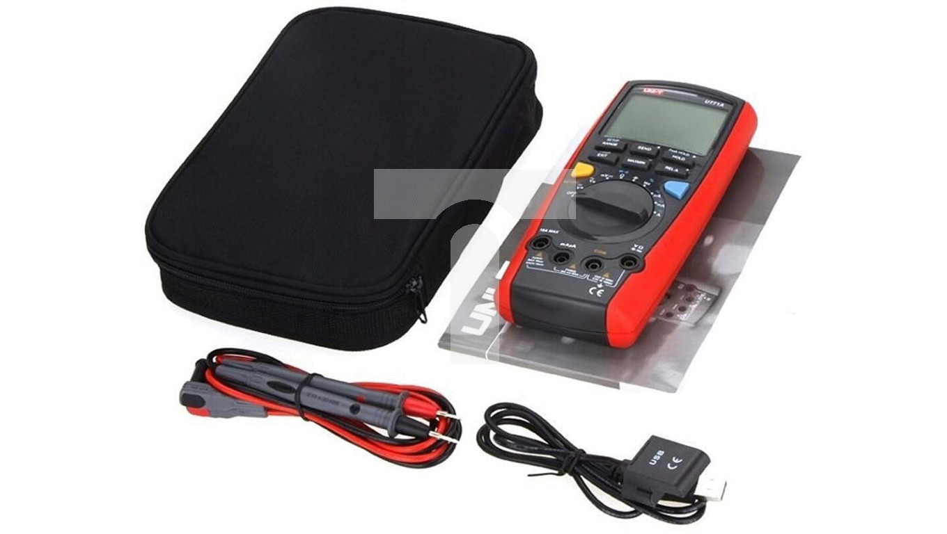 Inteligentny miernik cyfrowy True RMS, interfejs USB pomiar AC+DC ...