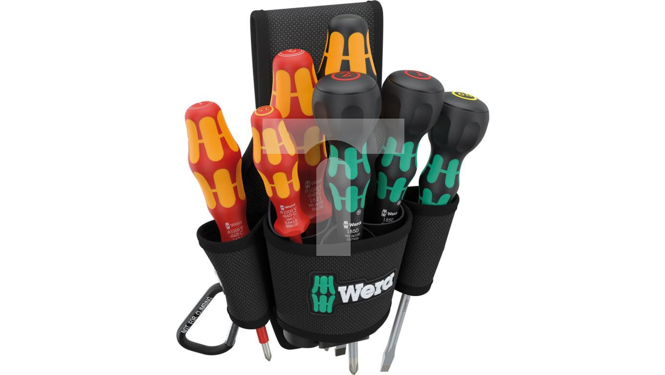 KIESZEŃ DO MOCOWANIA NA PASKU SET 2 9621+ WKRĘTAKI, 8CZ – Wera Werk | TIM SA