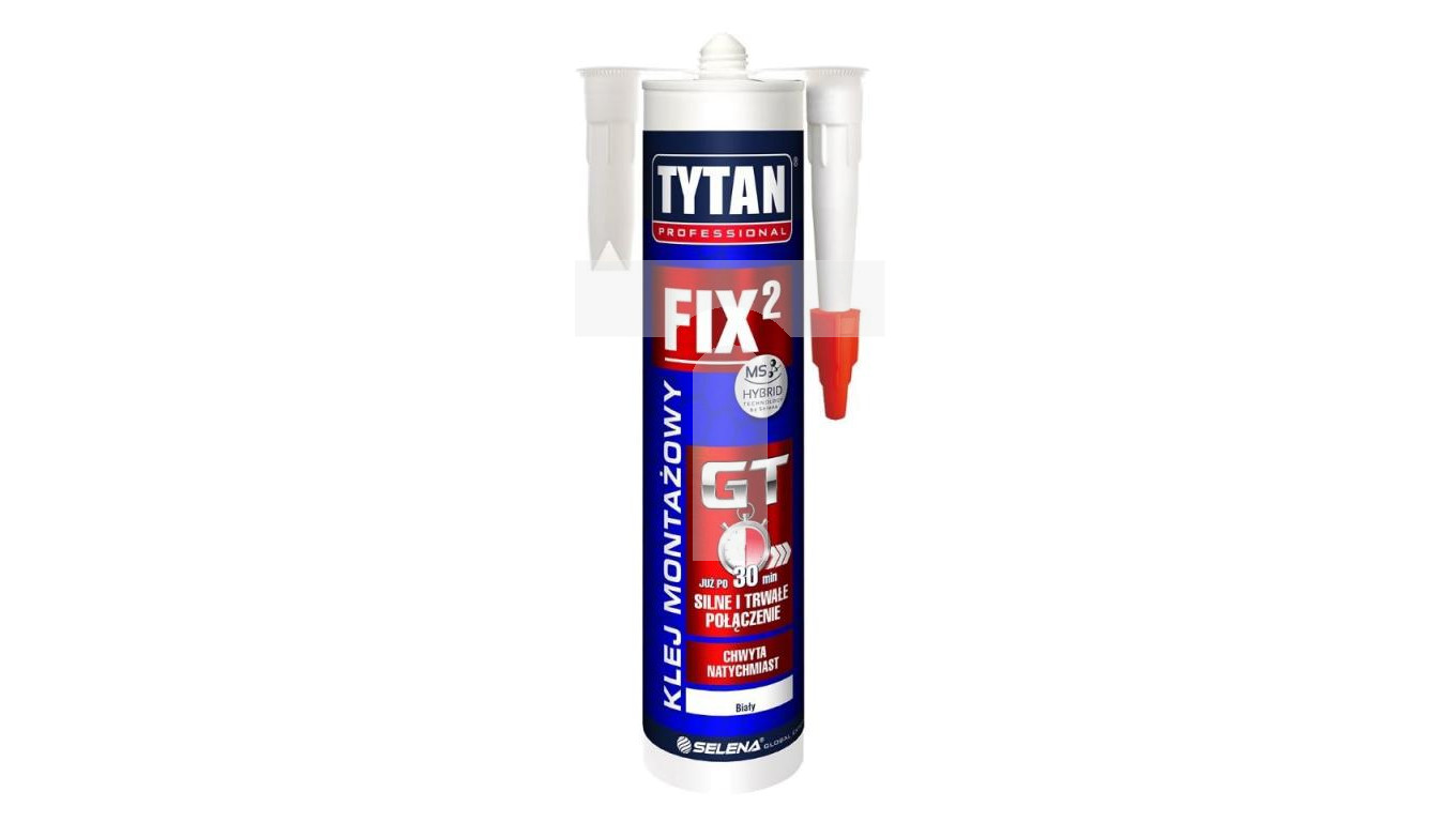 KLEJ MONTAŻOWY FIX2 GT 290ML BIAŁY – TYTAN Professional | TIM SA